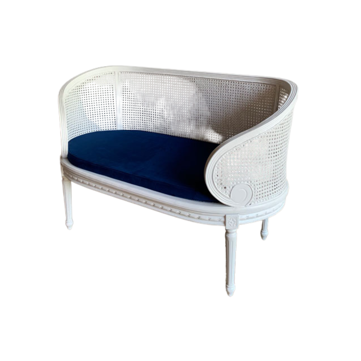 French Rattan Louis Sofa - Javell Furniture
