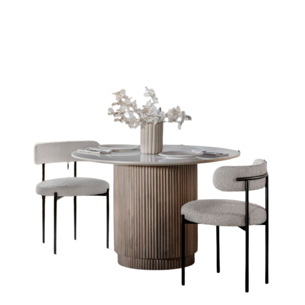 Availon Round Dining Table - Javell Furniture