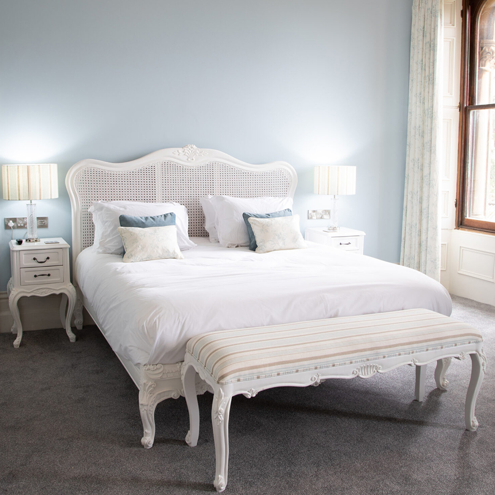 Sophia Classic Rattan French Style Bed - Javell Furniture
